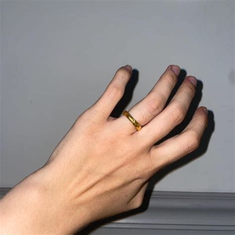 24k Solid Gold Cuff Bracelet Handmade Pure Gold Plain 8mm Wide Cuff
