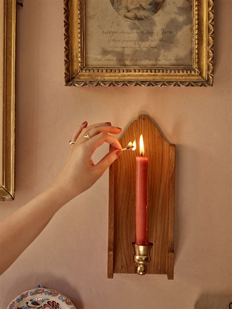 Cecil Wall Mounted Candle Holder Rowen And Wren