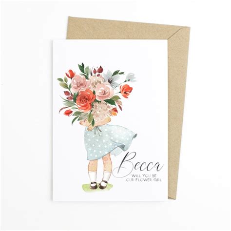 Ask Flower Girl Etsy
