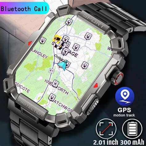 Bluetooth Call Smart Watch Men GPS Sports Fitness Health Monitor Women