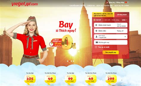 How To Make A Booking Via Website Vietjet Air