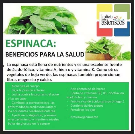 Beneficios De La Espinaca Healthy Tips Healthy Herbs