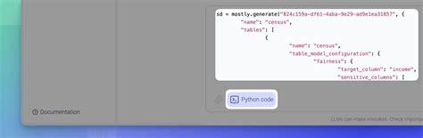 Mostly Ai Assistant Run Python Code