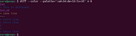 How To Use Diff Color To Change The Color Of The Output