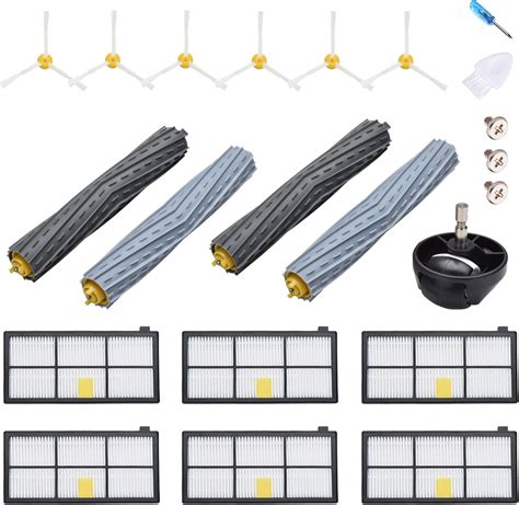ANBOO 10 Stück Ersatzteile für iRobot Roomba i7 i7 E5 E6 i6 i6 i3 i3
