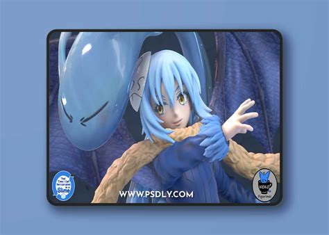Rimuru Tempest Tensura Slime Neko Figurines 3d Print Model