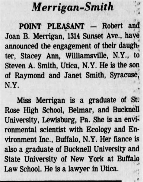 Marriage Of Merrigan Smith
