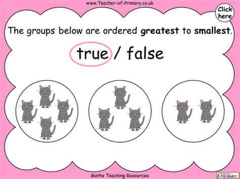 Ordering Objects Year 1 Teaching Resources