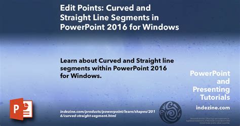 Edit Points Curved And Straight Line Segments In Powerpoint 2016 For Windows