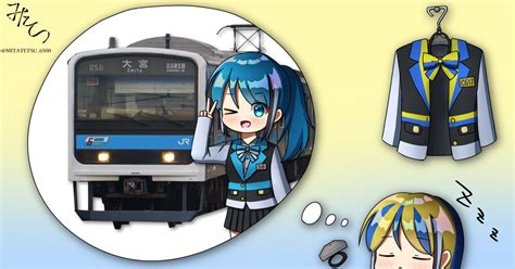 鉄道擬人化 209系の日 みたてつのイラスト Pixiv