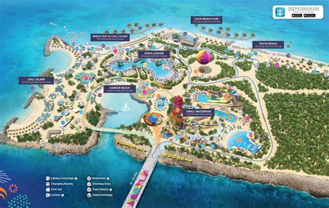 Map Of Coco Cay Royal Caribbean