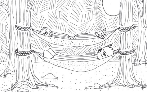 Hammock Drawing At PaintingValley Com Explore Collection Of Hammock Drawing