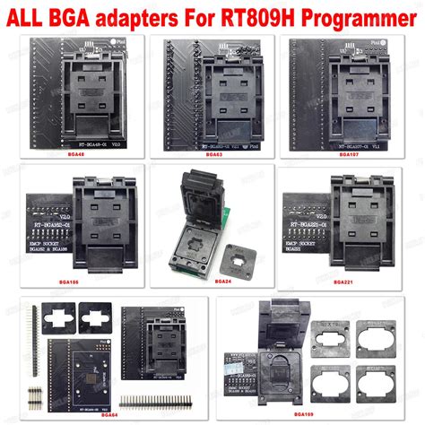 100 Original Programmer Adapter BGA63 BGA64 BGA48 BGA169 BGA100 RT