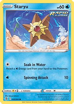 Staryu Pok Dex
