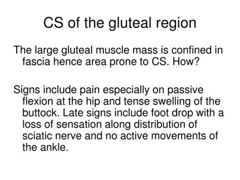 Gluteal Compartment Syndrome Release At Holly Stine Blog