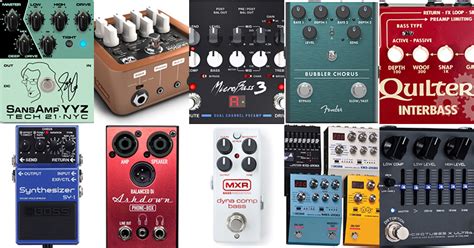 Best Of 2019 The Top 10 Reader Favorite Bass Pedals And Effects No Treble