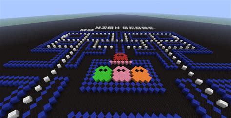 Pacman Level 1 Minecraft Map