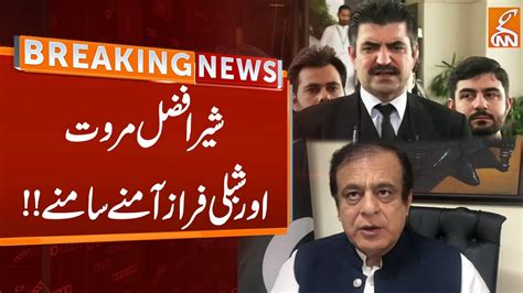 Sher Afzal Marwat Vs Shibli Faraz Breaking News Gnn Youtube