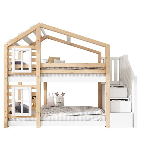 Modfu Etagenbett Kinderbett Baumhaus Praktikabilität Und Kreativität