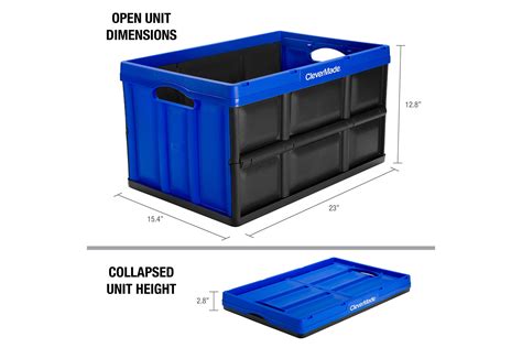 Caja De Almacenamiento Plegable CLEVERMADE Sgloffice