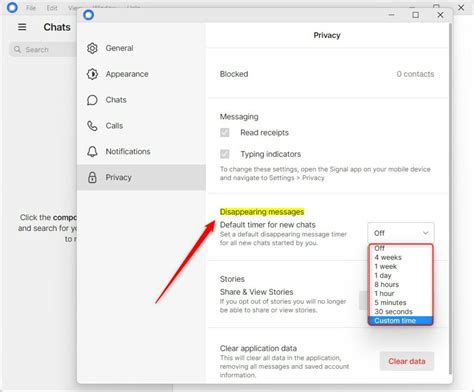 How To Enable Disappearing Messages In Signal On Windows 11 Geek Rewind