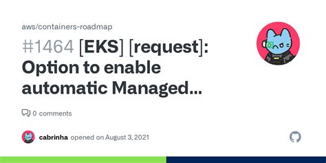Eks Request Option To Enable Automatic Managed Node Groups Ami