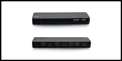 c2g announces usb c hdmi 3 input combo to hdmi 1 output kvm switch