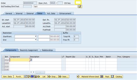 solved pm issue in operations scheduled start and end date sap