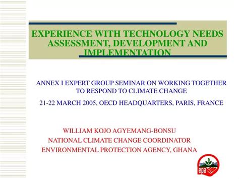 Ppt Experience With Technology Needs Assessment Development And Implementation Powerpoint
