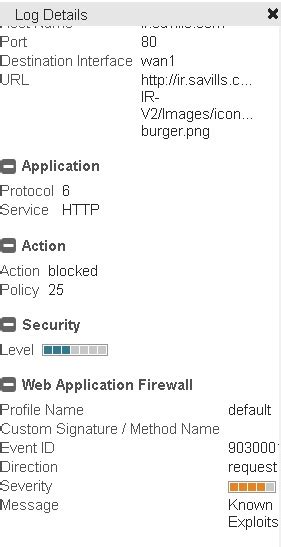 Web Application Firewall Blocks Images Fortinet Community