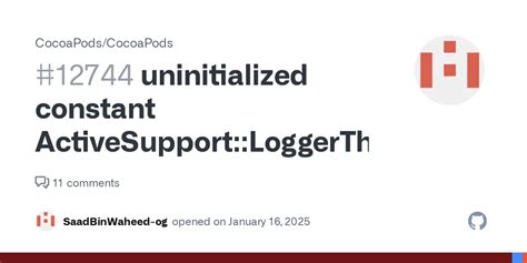 Uninitialized Constant Activesupportloggerthreadsafelevellogger