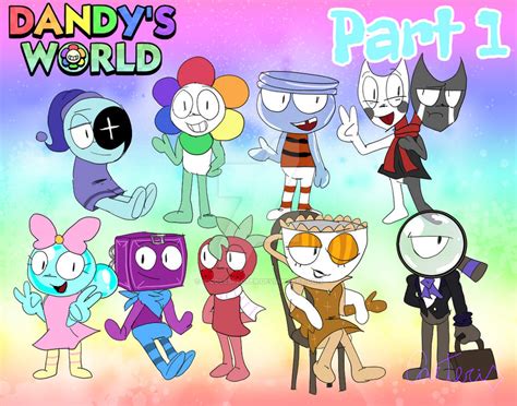 Dandys World All Characters Fanart Part 1 By Nicolespecter On Deviantart