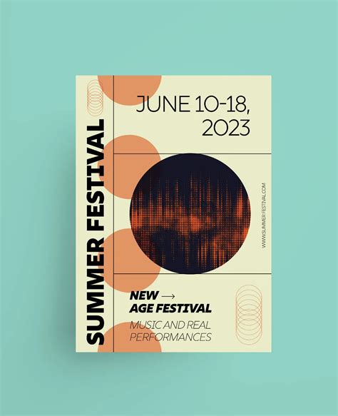 트렌디한 포스터 리플렛 온오프라인 디자인 크몽