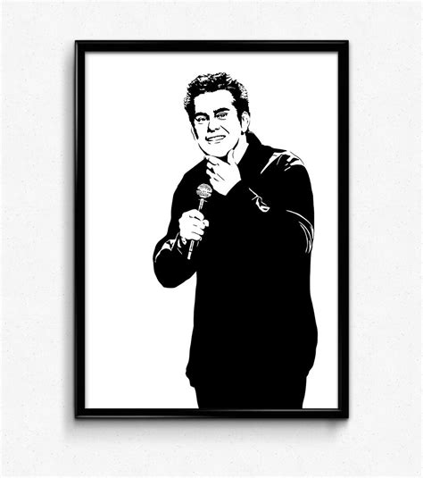 Brian Regan Art Print Original Illustration Of The Stand Up Comedian