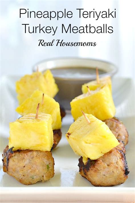 Pineapple Teriyaki Turkey Meatballs Real Housemoms