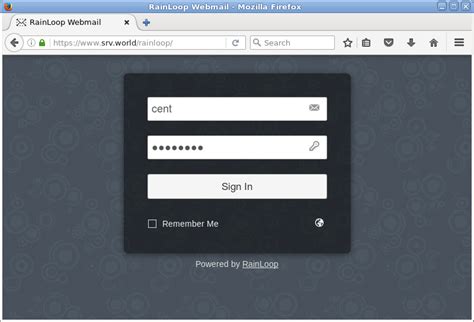 CentOS 7 Apache Httpd WebMail RainLoop Server World
