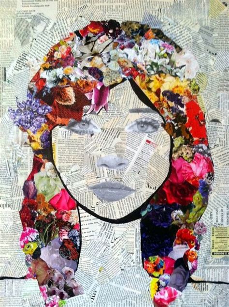 40 Exclusive Collage Portrait Art Works Paper Art Projects Collage Portrait Collage Art