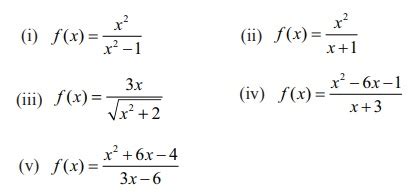 Exercise Symmetry And Asymptotes Sketching Of Curves Problem Questions With Answer Solution