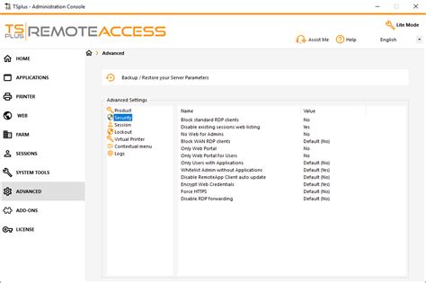 Tsplus Remote Access Documentation