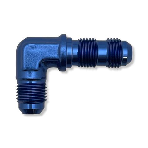 An4 90° Bulkhead Blue An3 Parts