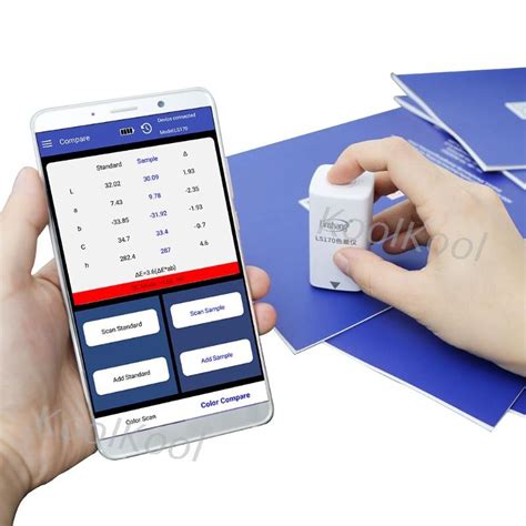 App Portable Digital Colorimeter Color Difference Meter Color Analyzer 8mm Ls170 Shopee