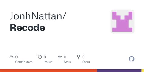 Github Jonhnattan Recode