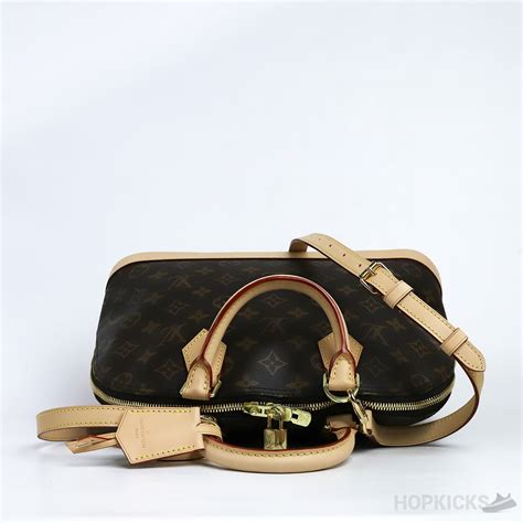 L V Alma Monogram Bb Brown