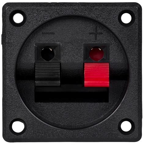 Parts Express Square Speaker Wire Spring Terminal Cup