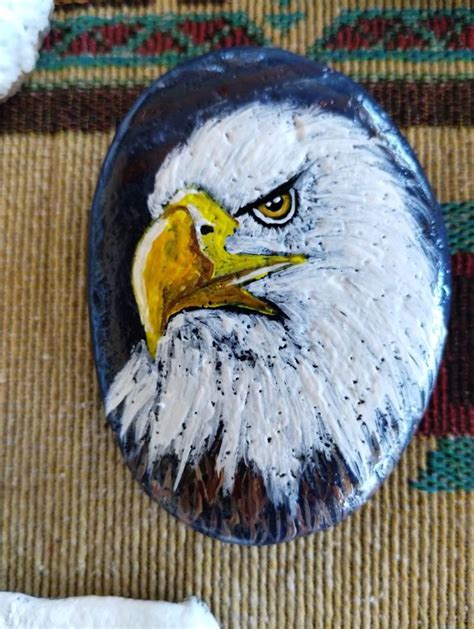 Eagle Painted Rock Eagle Painting Painted Rocks Stone Painting