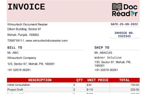 Invoicetojson Ocr Dataextraction Imagetotext Pdftotext Insurtech Winsurtech