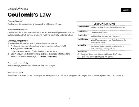 General Physics 2 Pdf Professional School Postgraduate Education