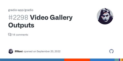 Video Gallery Outputs Issue 2298 Gradio App Gradio GitHub