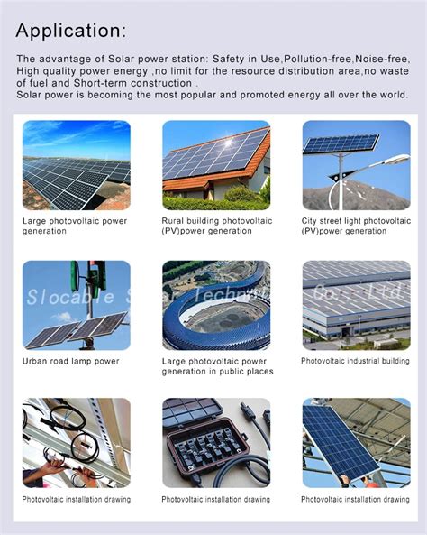 Slocable High Quality Tuv Ce Iec Certified Ip68 Waterproof Made In China Dc Solar Panel