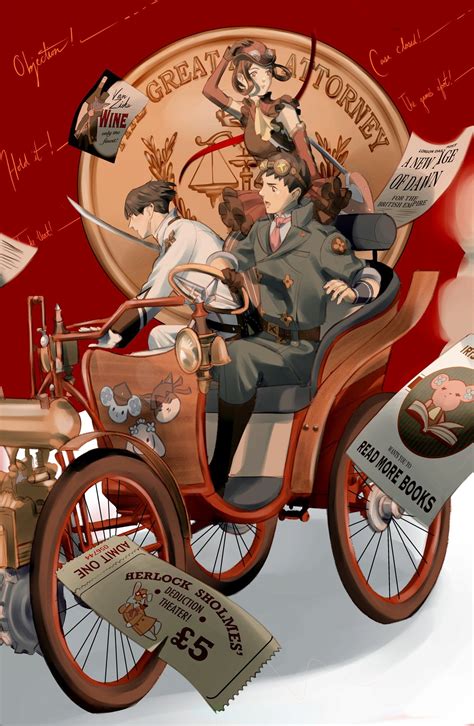 The Great Ace Attorney Large Print Etsy In 2022 Ace Greatful